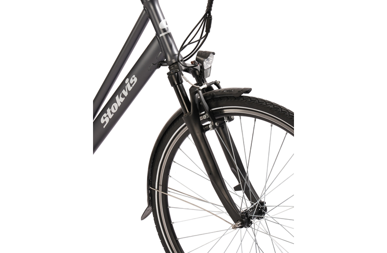 Stokvis E-Trento Deluxe 360 Wh Coal Grey | Matrabike.nl