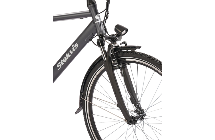 Stokvis E-Trento Deluxe 360 Wh Coal Grey | Matrabike.nl