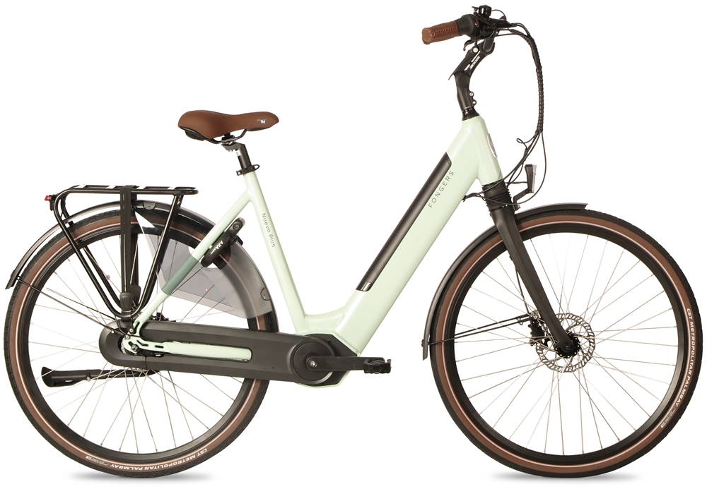 Fongers Nuevo Plus N7 540 Wh Mineral Green | Matrabike.nl