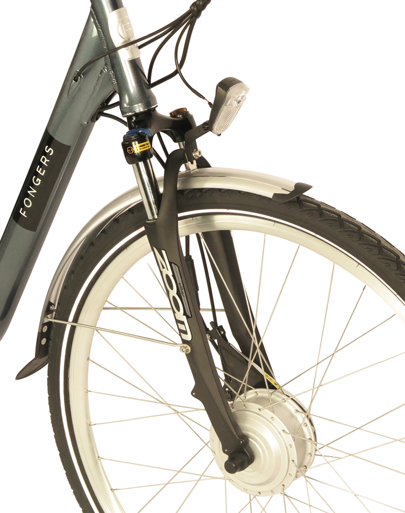 Fongers Basic Plus N7 360 Wh Grijs/Blauw | Matrabike.nl