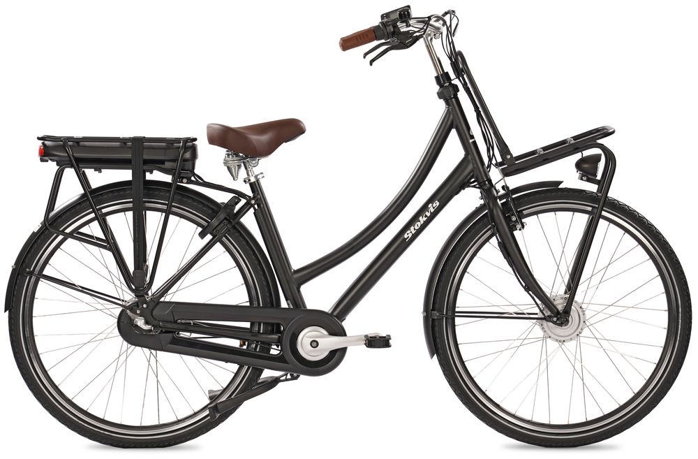 Stokvis E-Transporter N3 Deluxe 594 Wh Mat Zwart | Matrabike.nl