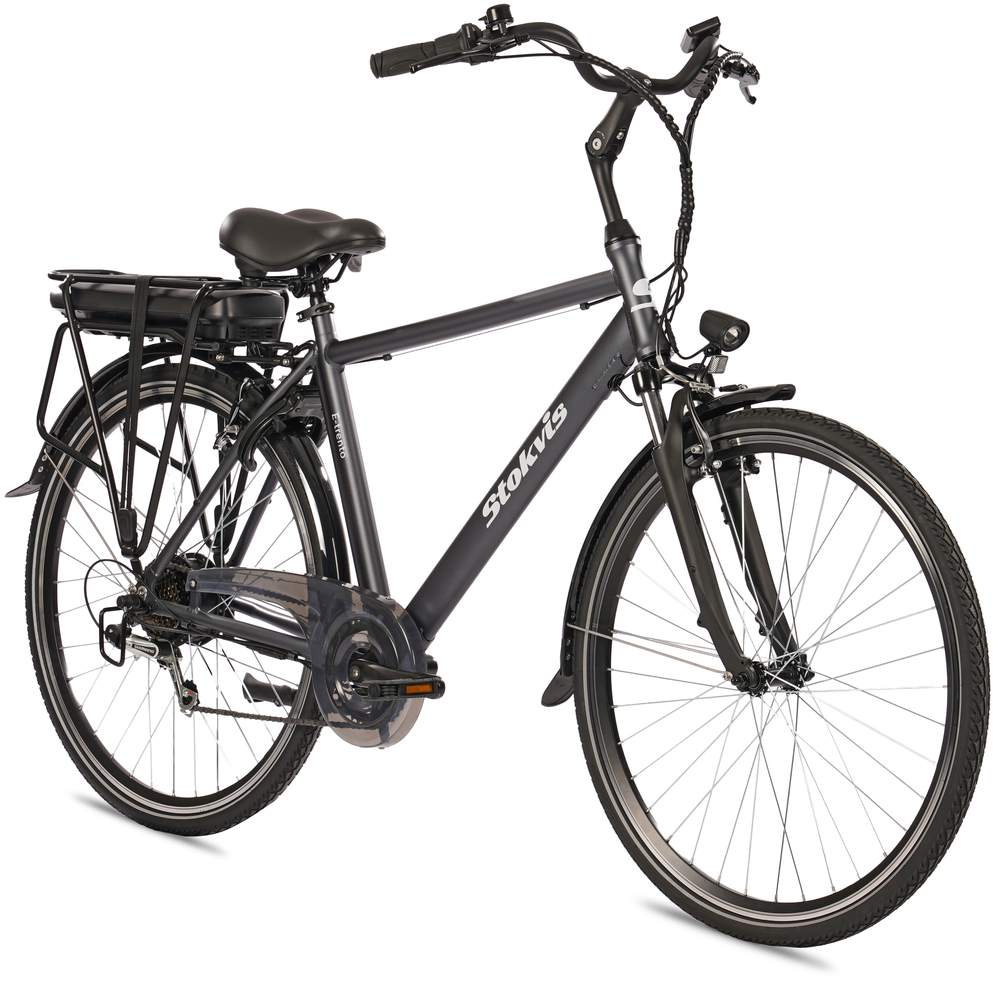 Stokvis E-Trento Deluxe 540 Wh Coal Grey | Matrabike.nl