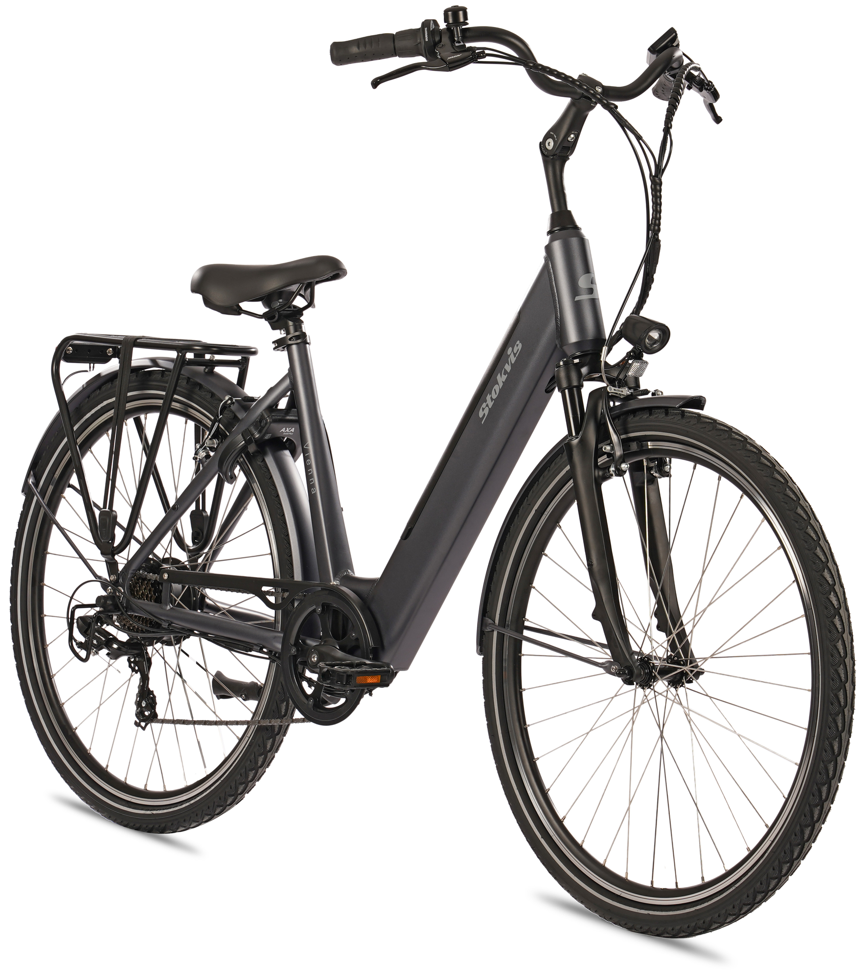 Stokvis Vienna Deluxe 360 Wh Grijs | Matrabike.nl