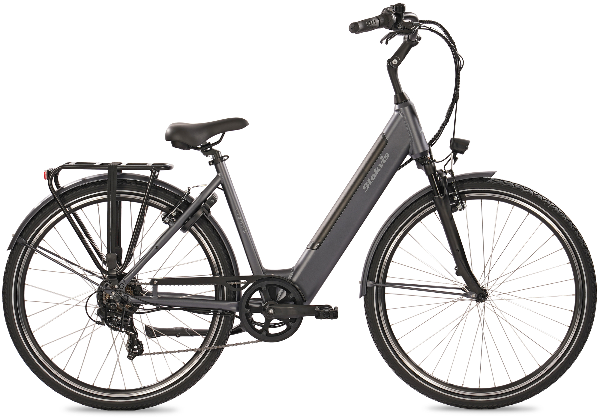 Stokvis Vienna Deluxe 540 Wh Grijs | Matrabike.nl
