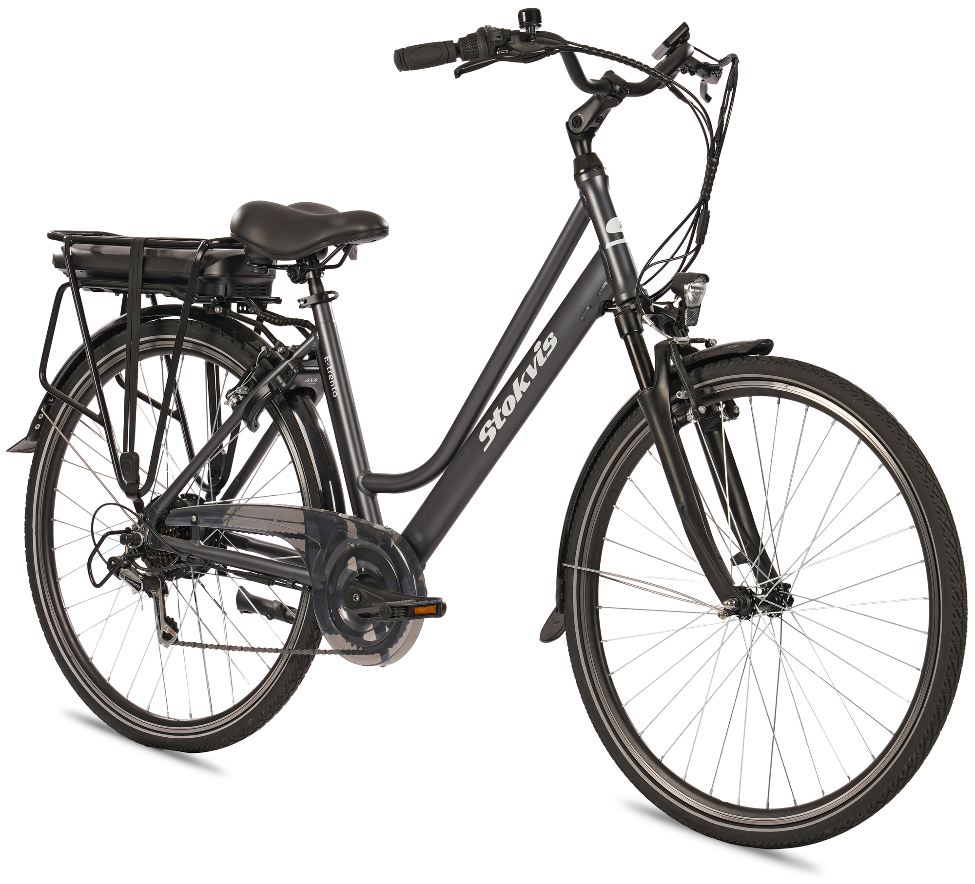 Stokvis E-Trento Deluxe 360 Wh Coal Grey | Matrabike.nl