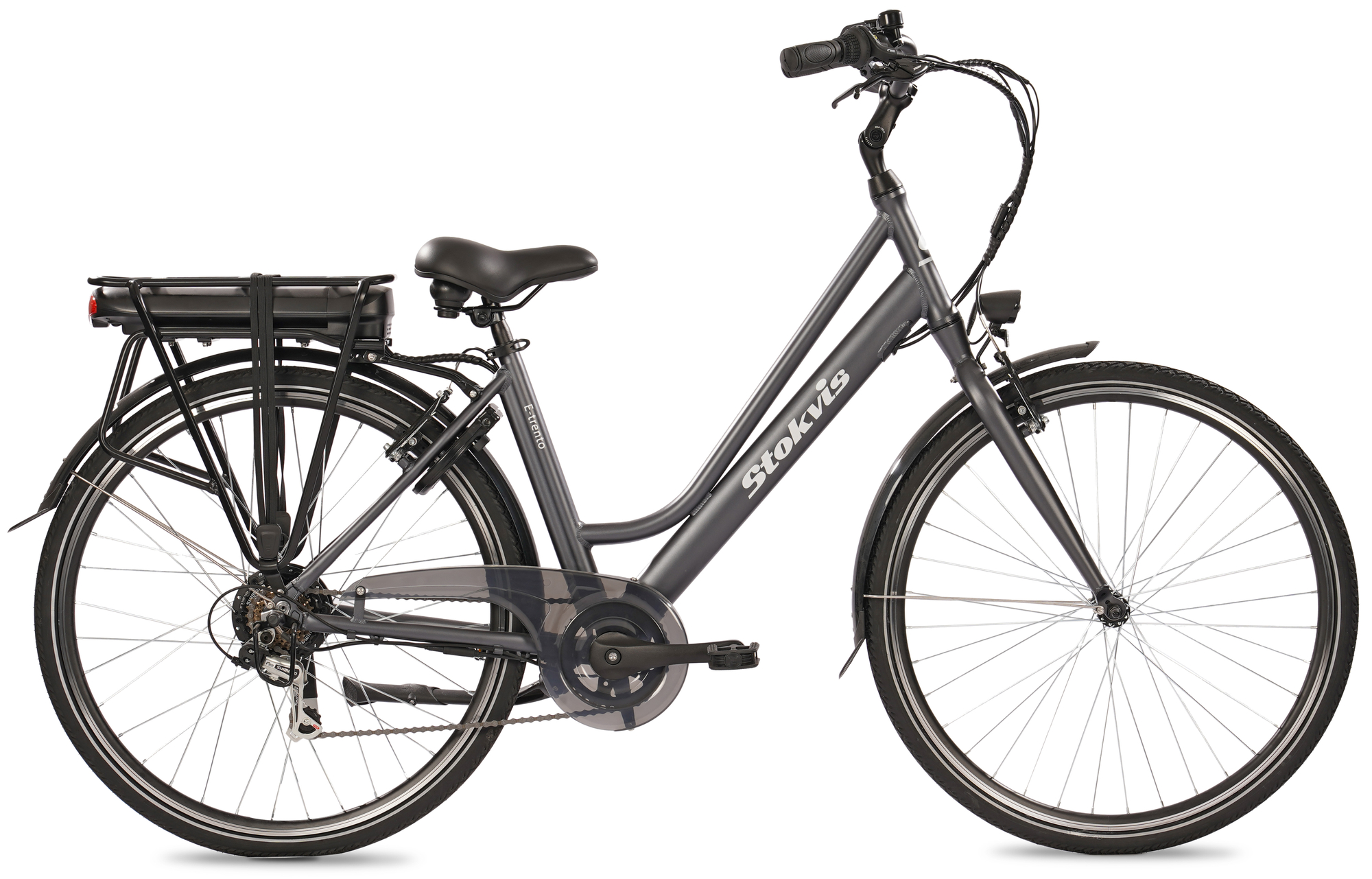 Stokvis E-Trento 594 Wh Coal Grey | Matrabike.nl
