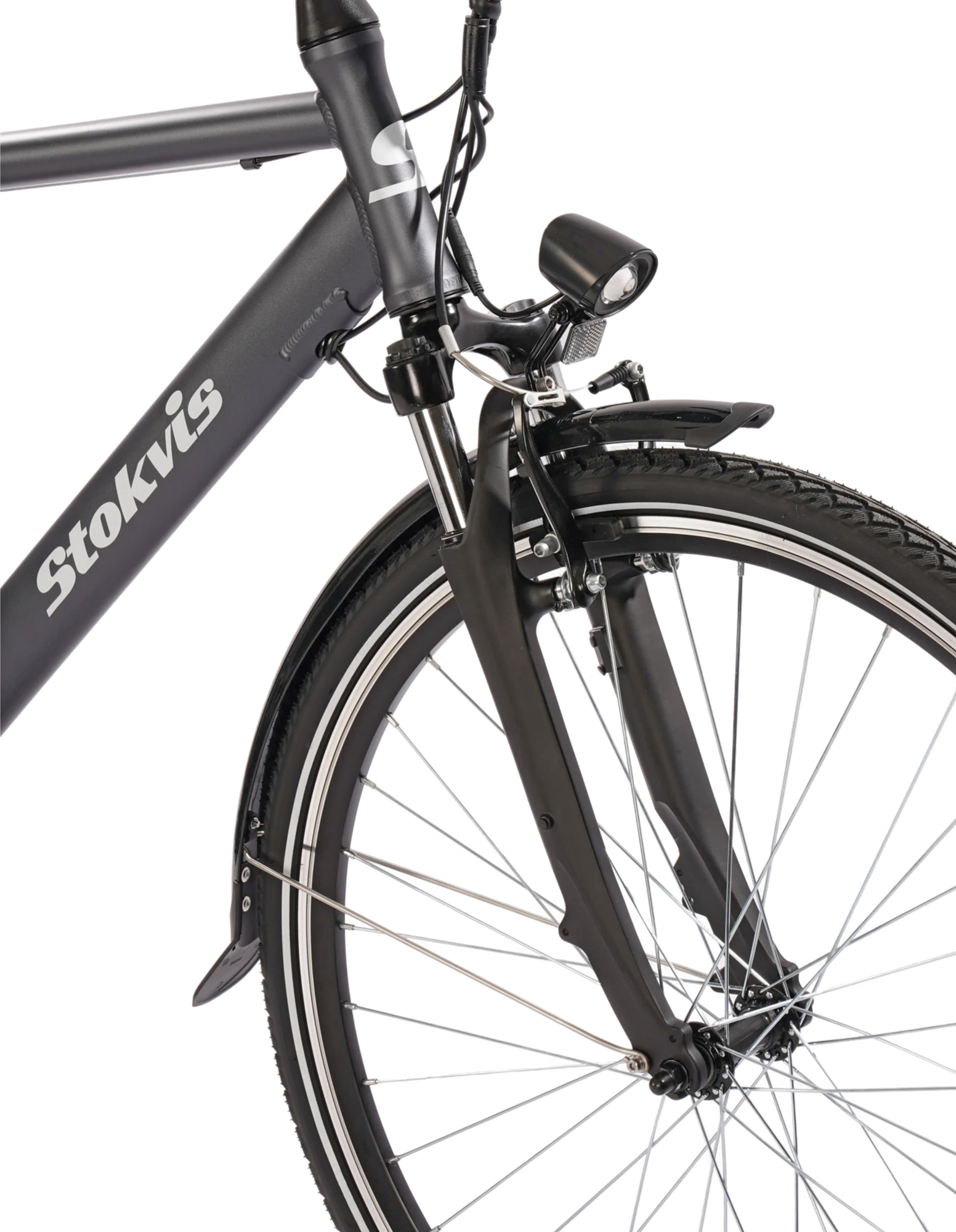 Stokvis E-Trento Deluxe 540 Wh Coal Grey | Matrabike.nl