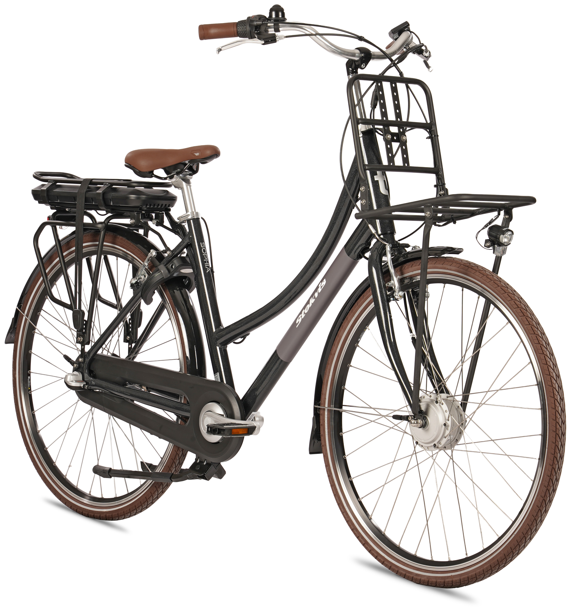 Stokvis E-Transporter Sophia N3 360 Wh Zwart | Matrabike.nl