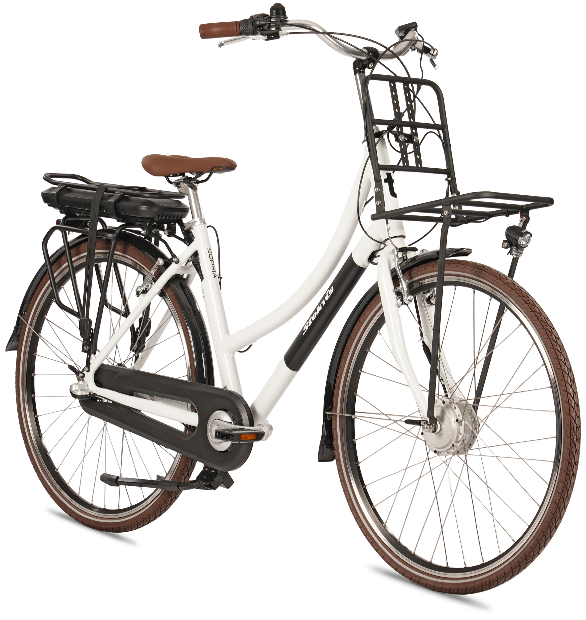 Stokvis E-Transporter Sophia N3 360 Wh Wit | Matrabike.nl