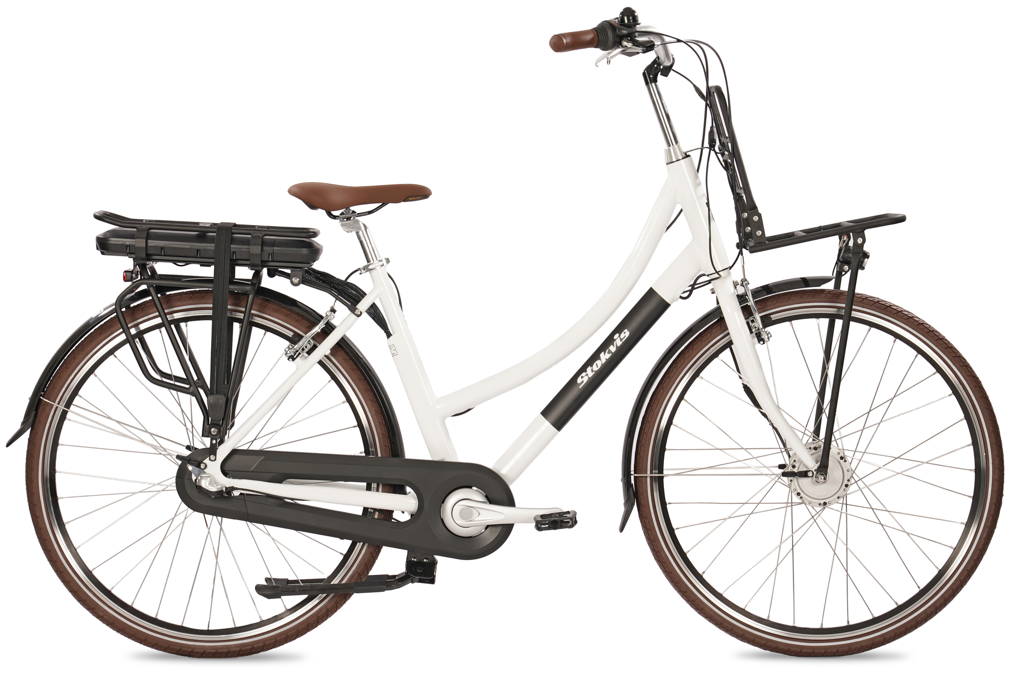 Stokvis E-Transporter Sophia N3 360 Wh Wit | Matrabike.nl